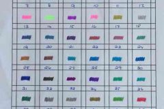Color Charts For Gel Pens - The Coloring Inn